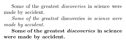 [翻译] [Overleaf] LaTeX 中的粗体、斜体、下划线_Xovee-GitCode 开源社区