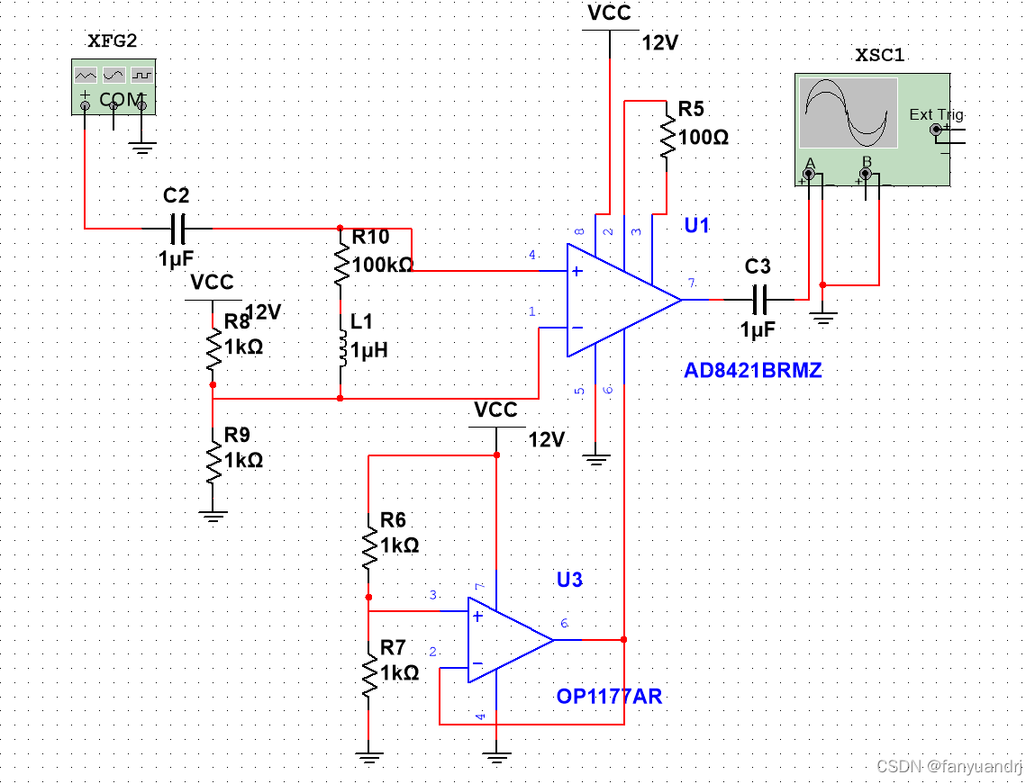 单电源下仪表运放AD8421的使用-CSDN博客