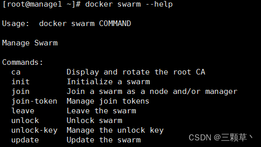 docker swarm集群搭建_dockerswarm搭建-CSDN博客