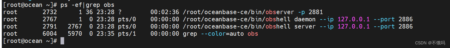 关于OceanBase单机版 重启后无法链接问题解决方案_obd-1006: failed to connect to oceanbase-ce-CSDN博客