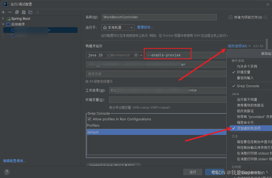 【问题】jdk20执行虚拟线程报错解决方案_(请使用 --enable-preview 以启用预览 api)-CSDN博客