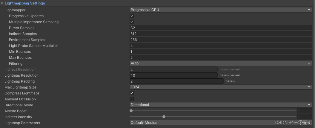 Unity Lightmapping Setting-CSDN博客