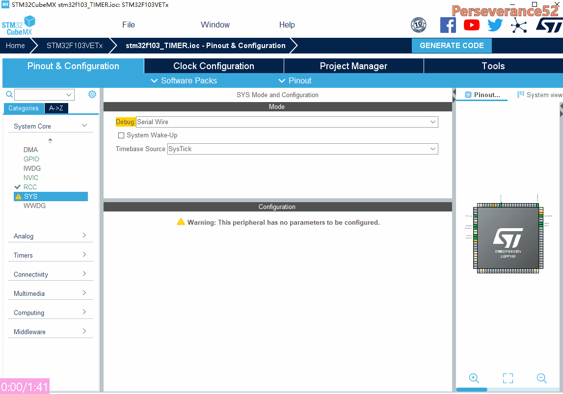 STM32F103VET6基于STM32CubeMX创建定时器中断控制LED闪烁_stm32f103vet6代码-CSDN博客