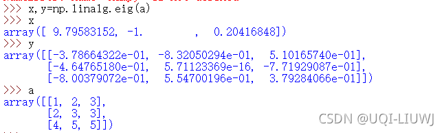 numpy笔记 linalg-CSDN博客