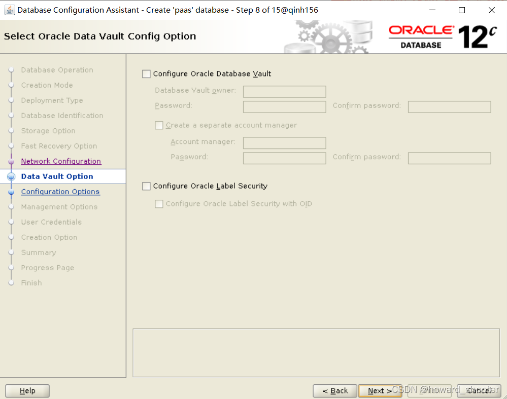 Oracle 12c DBCA建库_global database name-CSDN博客