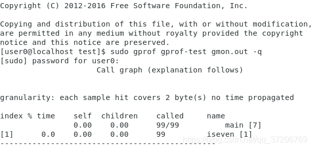 【程序性能调优】分析gprof 结果含义_gprof的calls-CSDN博客
