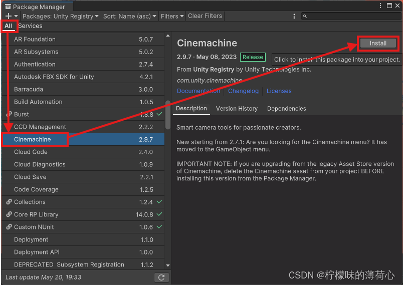 【Unity2D 2022：Cinemachine】相机跟随与地图边界_unity cinemachine 2d-CSDN博客
