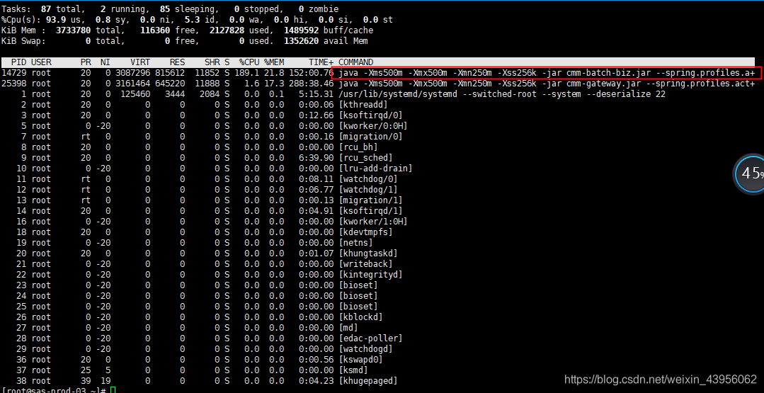 GC导致线上CPU超100%_top -ph-CSDN博客