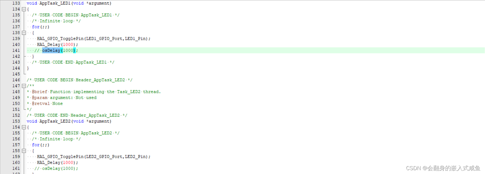 蓝桥杯开发板STM32G431RBT6高阶HAL库学习FreeRtos——认识HAL_Delay和osDelay的区别_freertos osdelay-CSDN博客