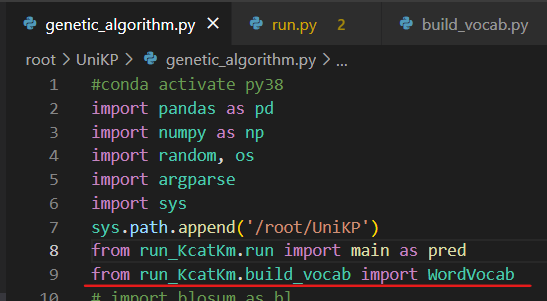 AttributeError: Can‘t get attribute ‘WordVocab‘ on ＜module ‘__main__‘ from ‘genetic_algorithm.py ...