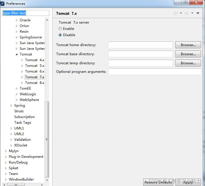 MyEclipse如何将Tomcat修改为自己安装服务_myeclipse变更tomcat本地tomcat-CSDN博客