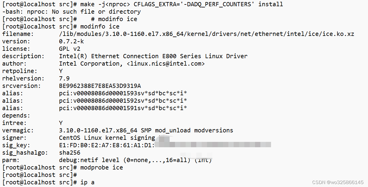CentOS系统安装Intel E810 25G网卡驱动_centos 驱动下载-CSDN博客