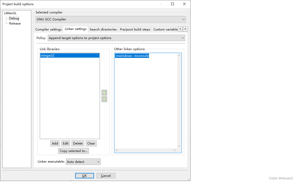 Codeblocks Windows10 仿真lvgldebug版本正常release版本报错error Unknown Type Name ‘htouchinput‘lvgl在