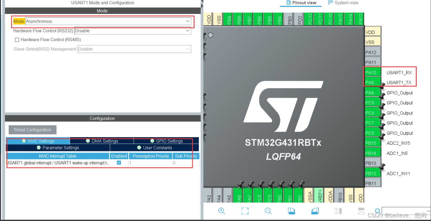 # [蓝桥杯嵌入式]hal库 stm32 USART串口不定长收发通信（中断+计时）_蓝桥杯usart串口通讯-CSDN博客