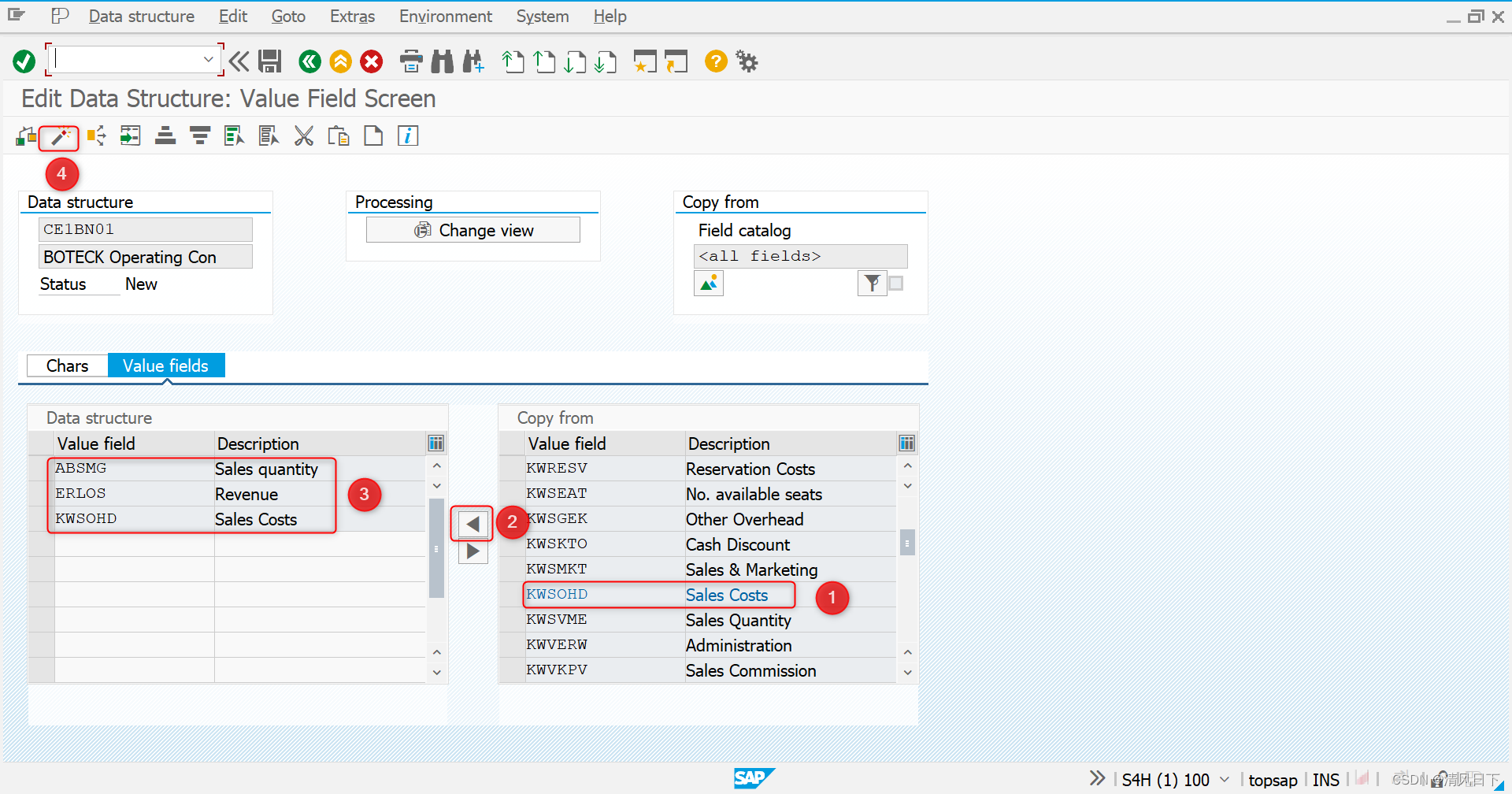 50 CO配置-控制-获利能力分析-维护经营关注点(KEA0-Maintain Operating Concern)_sap 维护经营关注点 ...