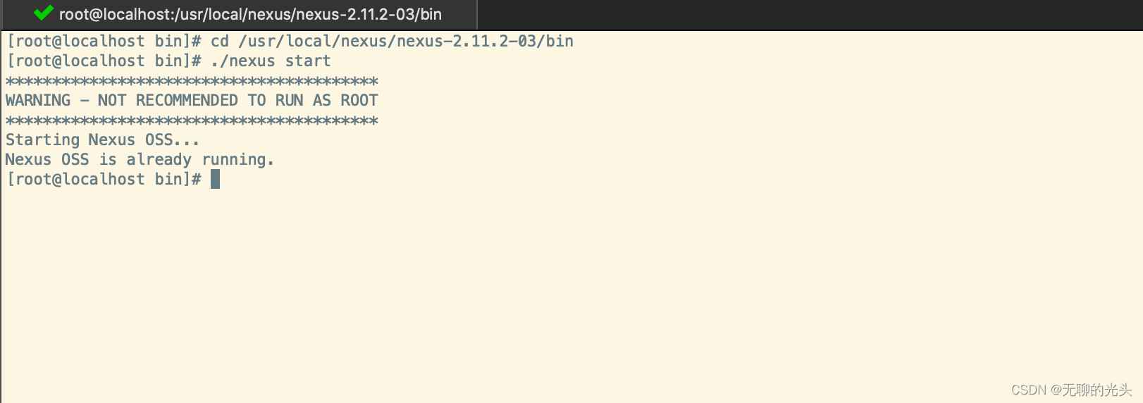 linux 上安装，配置Nexus_linux nexus.tar 导入-CSDN博客