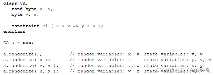 Systemverilog中Constrained random value generation的记录_soft constraint-CSDN博客