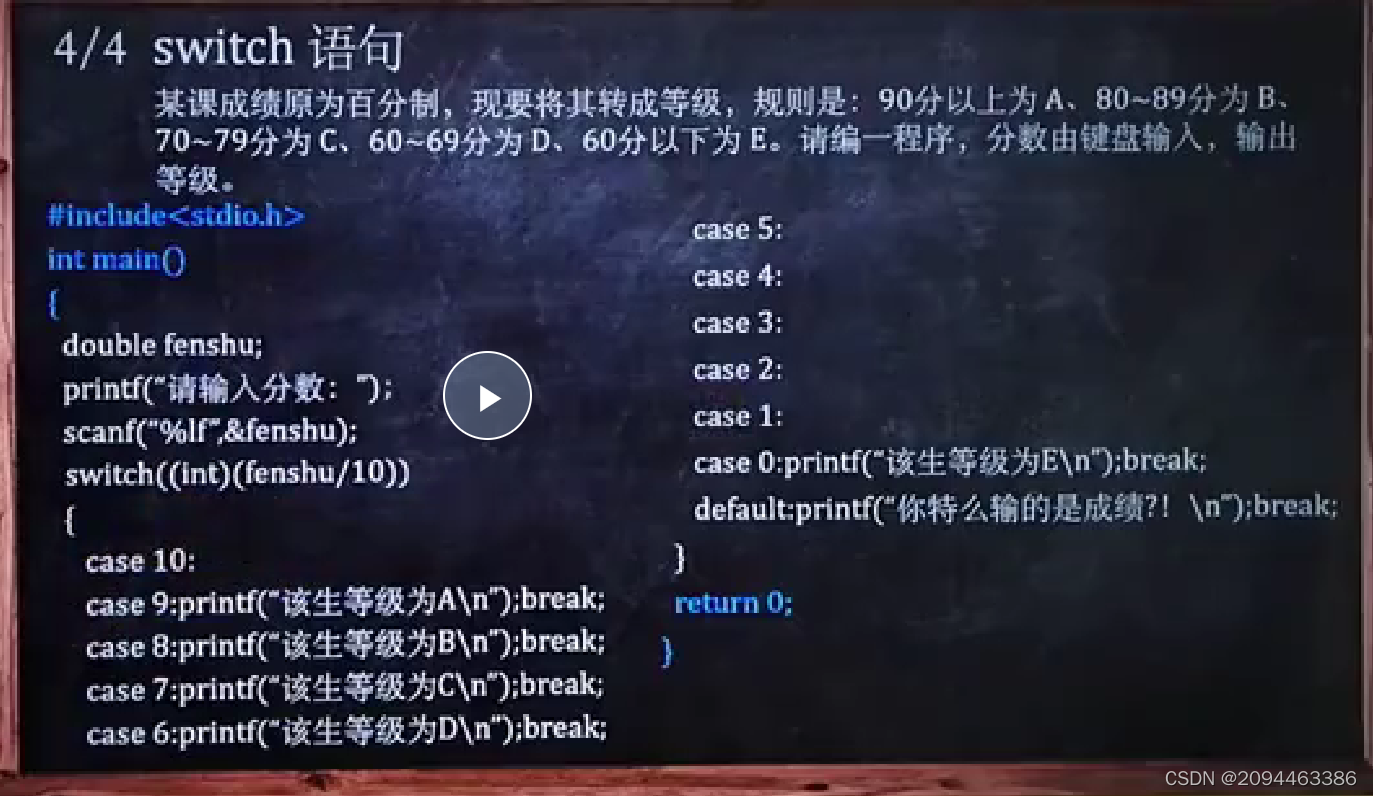 switch case-CSDN博客