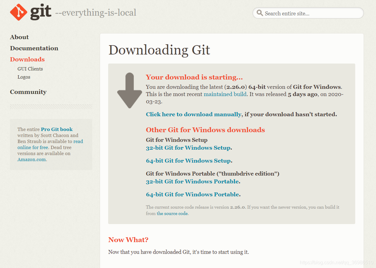 Git版本控制器——Git安装_enable file system caching-CSDN博客