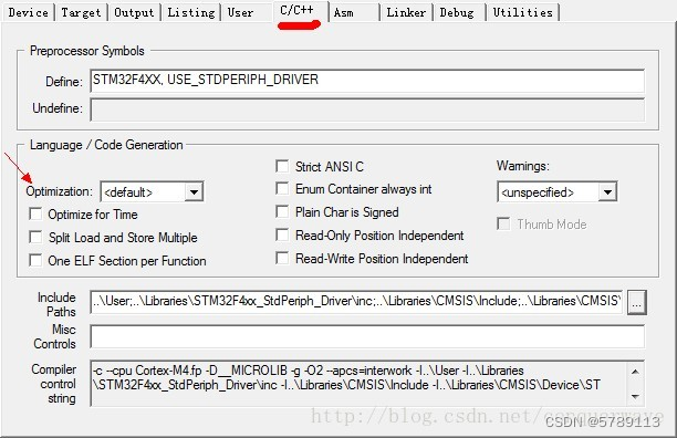 KEIL/MDK编译优化optimization选项注意事项_keil optimization-CSDN博客