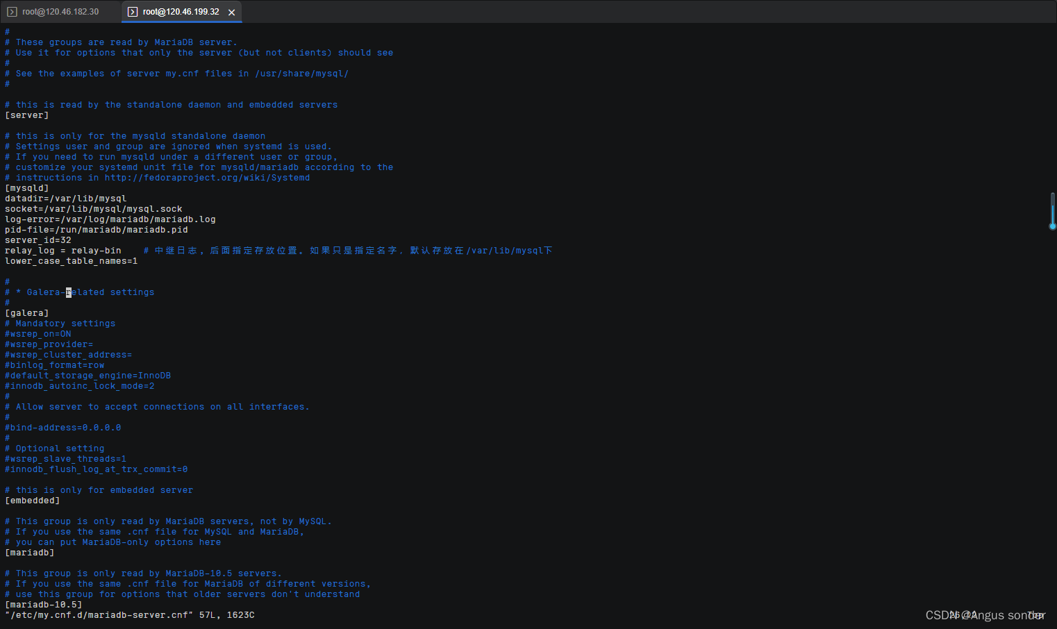 MariaDB半同步主从配置_mariadb show slave status;-CSDN博客