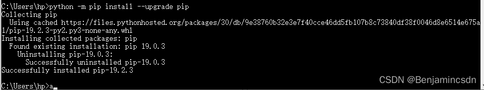 Python 解决pip更新升级后提示ModuleNotFoundError: No module named ‘pip‘问题_python's ensurepip module is not ...