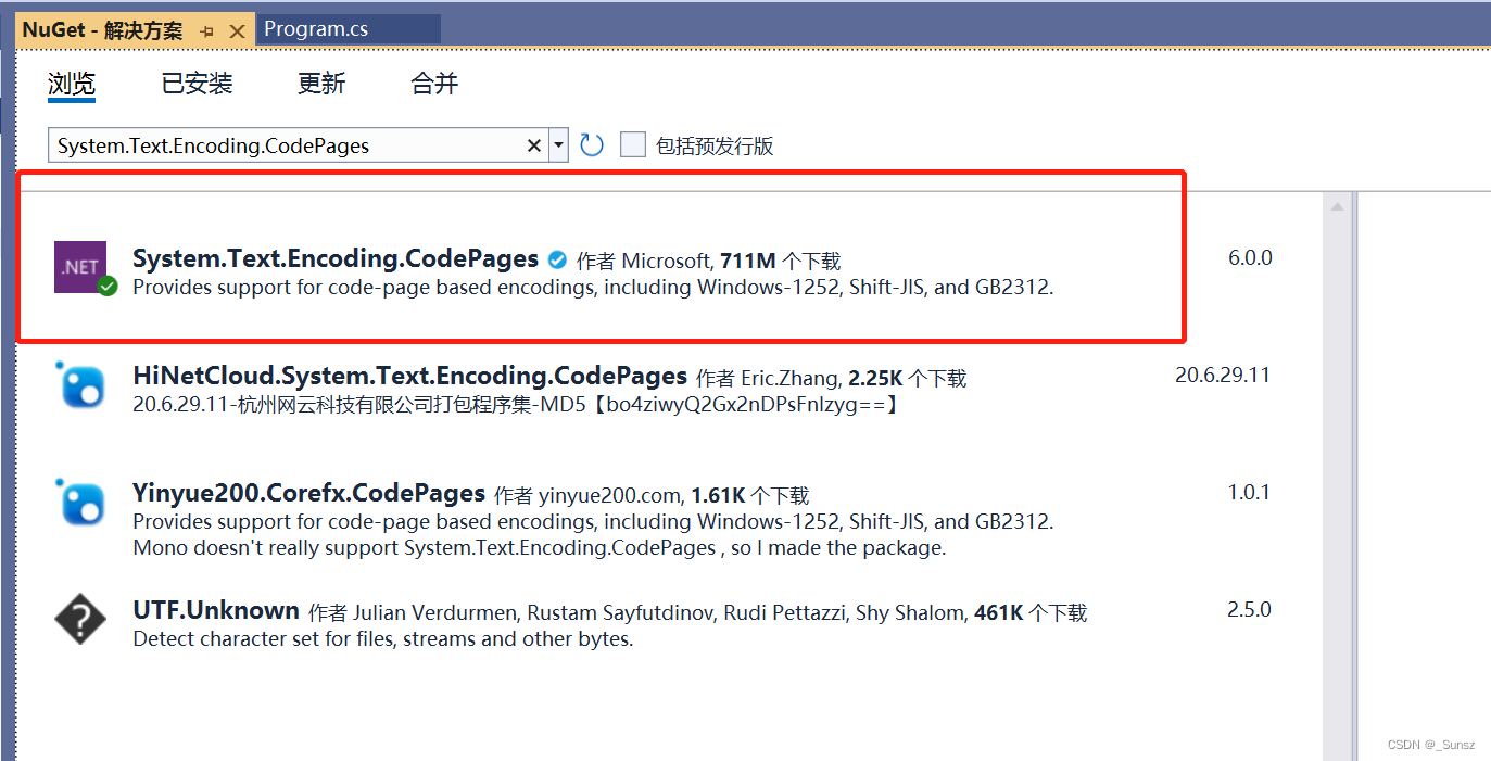 System.ArgumentException:“‘gb2312‘ is not a supported encoding name._system.argumentexception ...