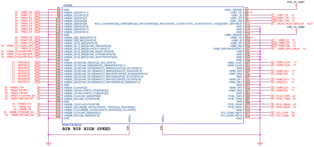 基于TI达芬奇系列TMS320DM8148浮点DSP C674x + ARM Cortex-A8的底板B2B连接器、电源接口和开关_广州创龙公司研发的ti达芬奇系列tms320som ...