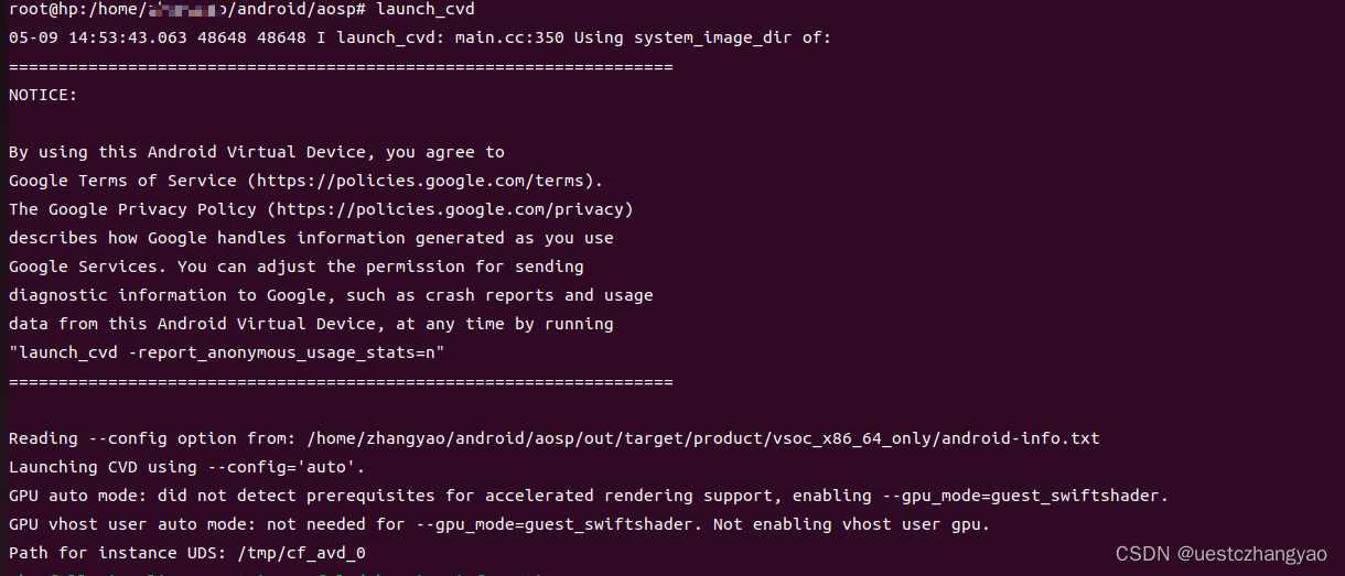基于cuttlefish Android 14车载模拟运行环境搭建_cuttlefish 模拟器-CSDN博客