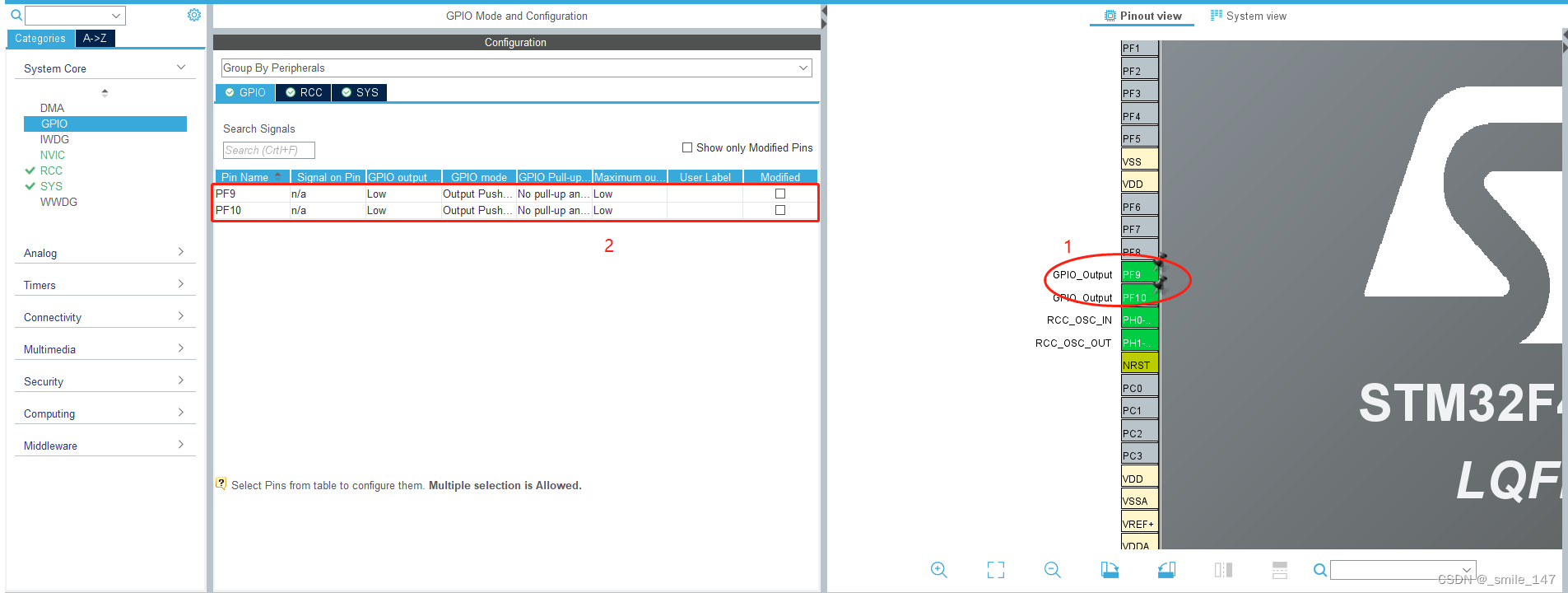 基于stm32cubemxstm32f407zgt6的hal库系列学习教程 (二)点灯实验master Clock Output变红 Csdn博客