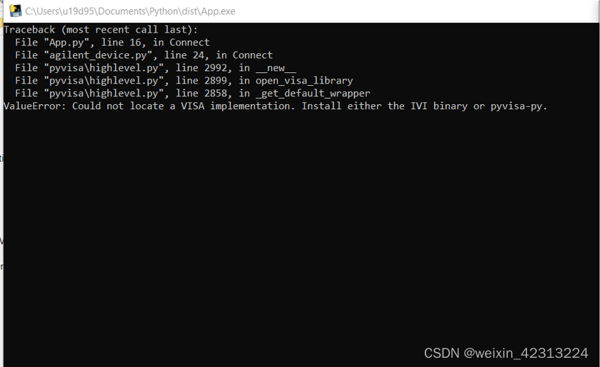 Python pyvisa控制keysight电源_ivi binary-CSDN博客