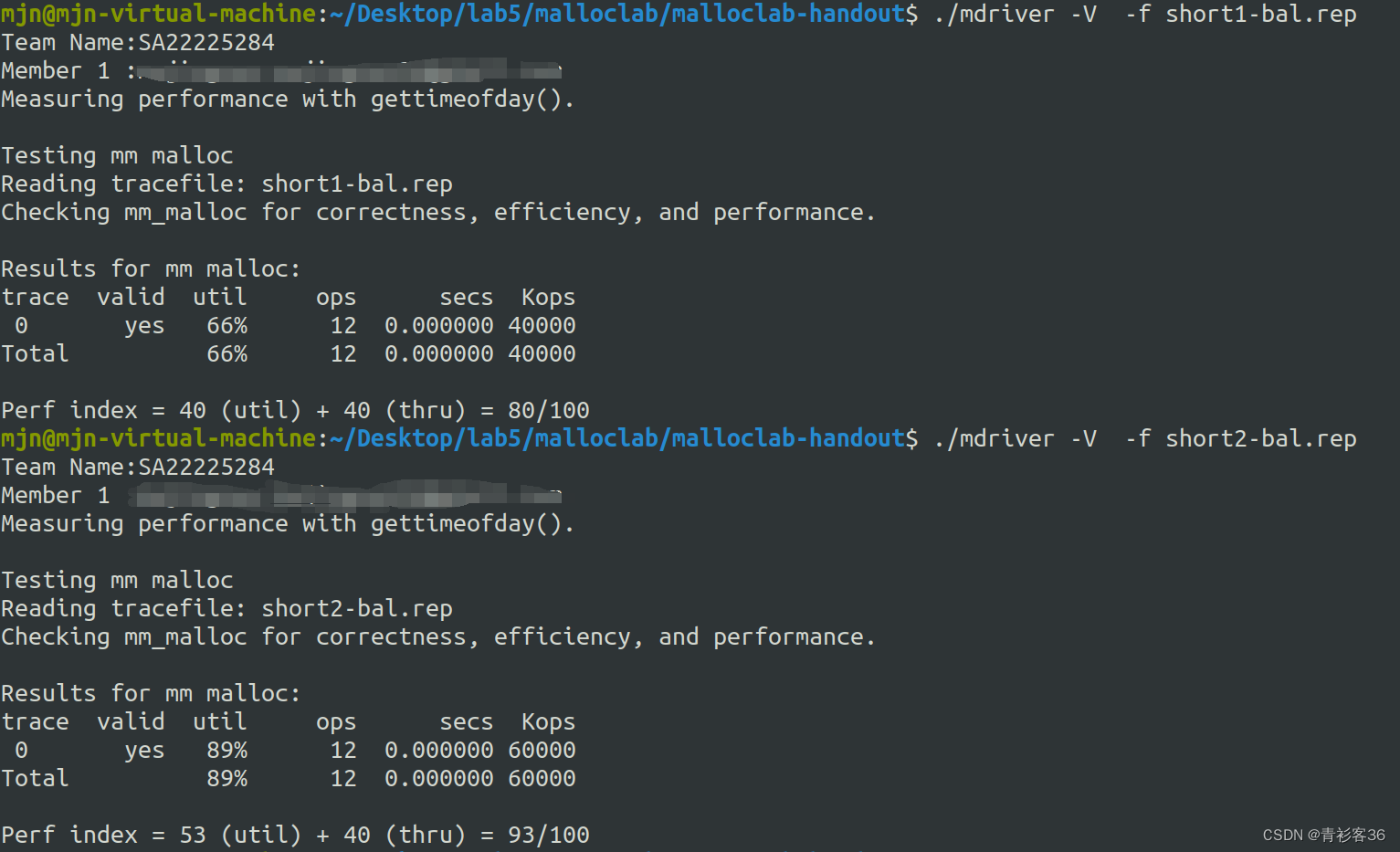 CSAPP Lab5- MallocLab-CSDN博客