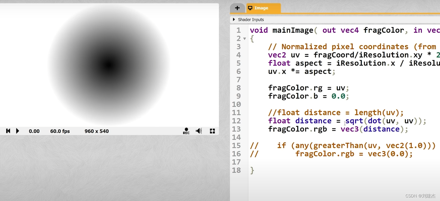 Shader绘制2D圆-SmoothStep函数-学习Cherno教程笔记-(OpenGL/Vulkan/DirectX/Metal)-新手向-CSDN博客