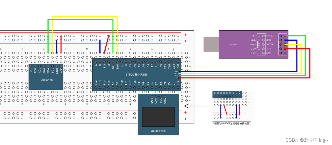 stm32学习-硬件I2C读取MPU6050_stm32i2c读取数据-CSDN博客