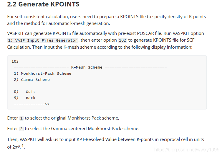 Vaspkit使用介绍_vaspkit中文手册-CSDN博客