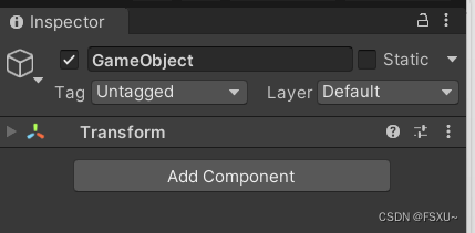 Unity游戏物体与常用组件详解：GameObject、Components与碰撞管理-CSDN博客