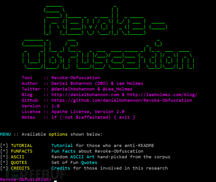 Revoke-Obfuscation：一款功能强大的PowerShell混淆检测框架_(heur)保护: obfuscation[modified ep]-CSDN博客
