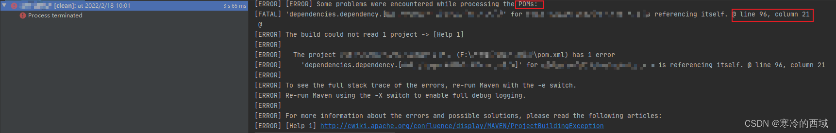 idea项目clean时出现process terminated_idea clean process terminated-CSDN博客
