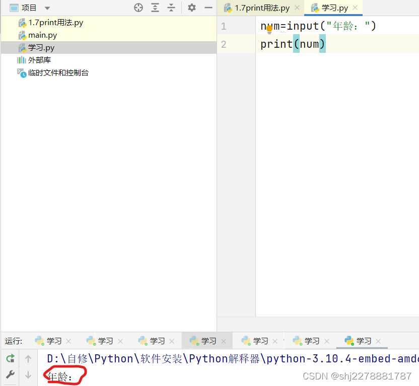 大白话讲Python之input的基本使用_spyder input-CSDN博客