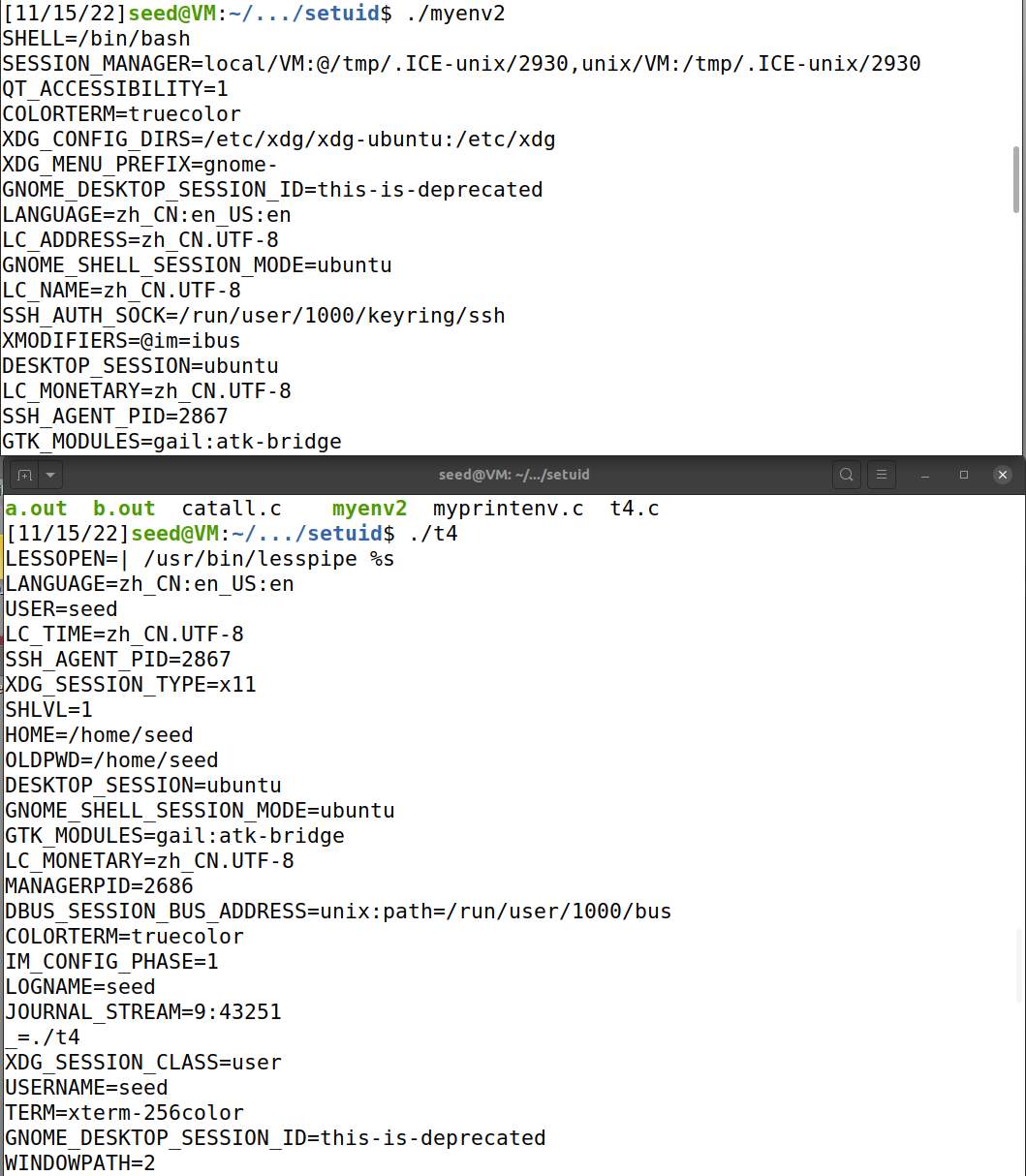 [seed-labs] 环境变量与 Set-UID 实验_环境变量和set-uid实验-CSDN博客