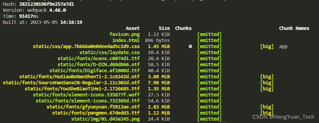 webpack.optimize.CommonsChunkPlugin has been removed,please use config.optimization.splitChunks ...