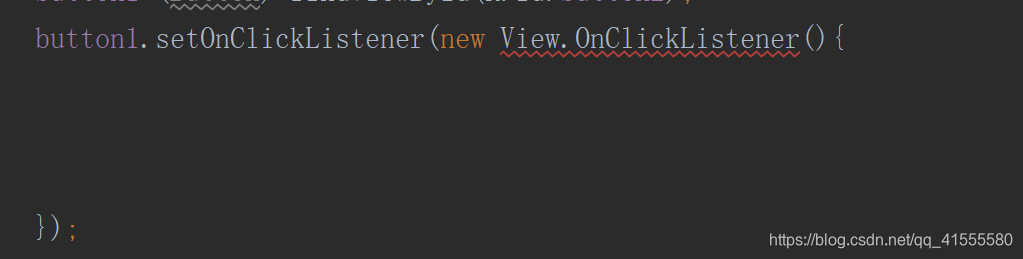 Class 'Anonymous class derived from OnClickListener' must either be declared abstract or ...