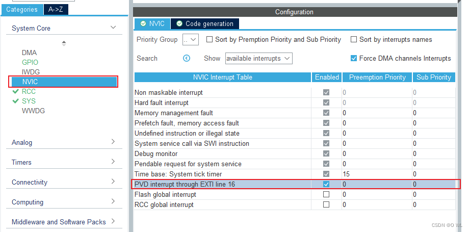 关于stm32(CubeMX+HAL库)的掉电检测以及flash读写_stm32cubemx pvd-CSDN博客
