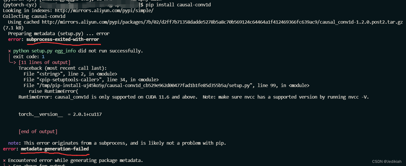 causal_conv1d和mamba_ssm安装报错问题_causal-conv1d-CSDN博客