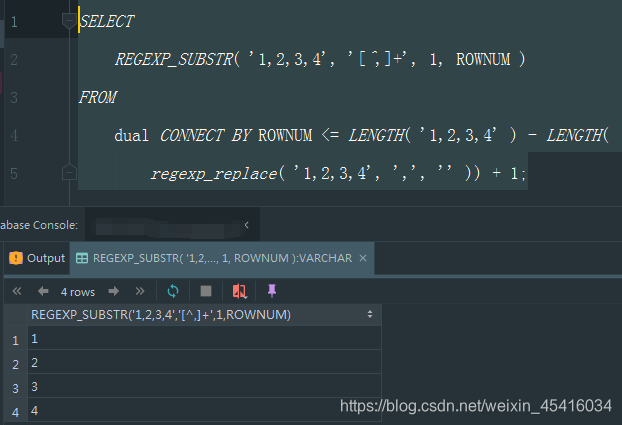 Oracle Sql将字符串以指定分隔符分隔多行输出oracle Substr指定分隔符 Csdn博客