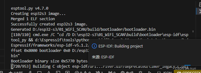Vs Code Esp Idf 提示 Loading ‘buildninja‘ 系统找不到指定的文件” 的解决方案ninja Error Loading Buildninja