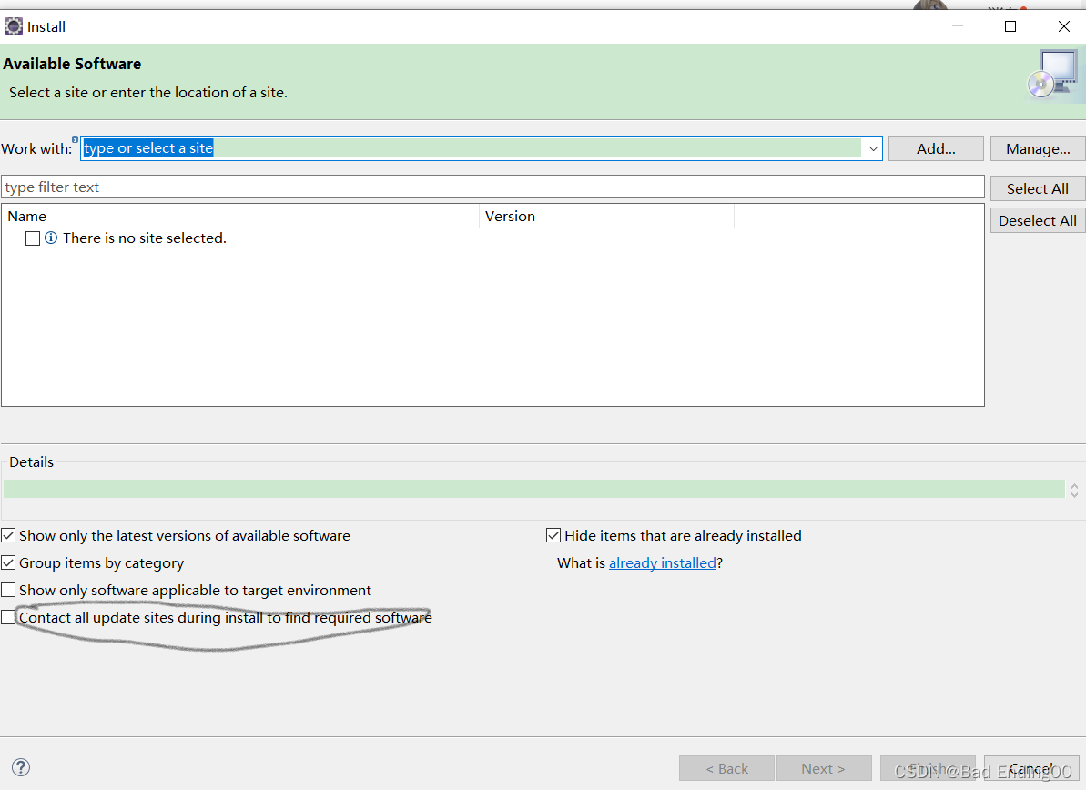 eclipse安装spring插件时出现问题并解决_eclipse 4.22 安装spring插件 an error occurred ...