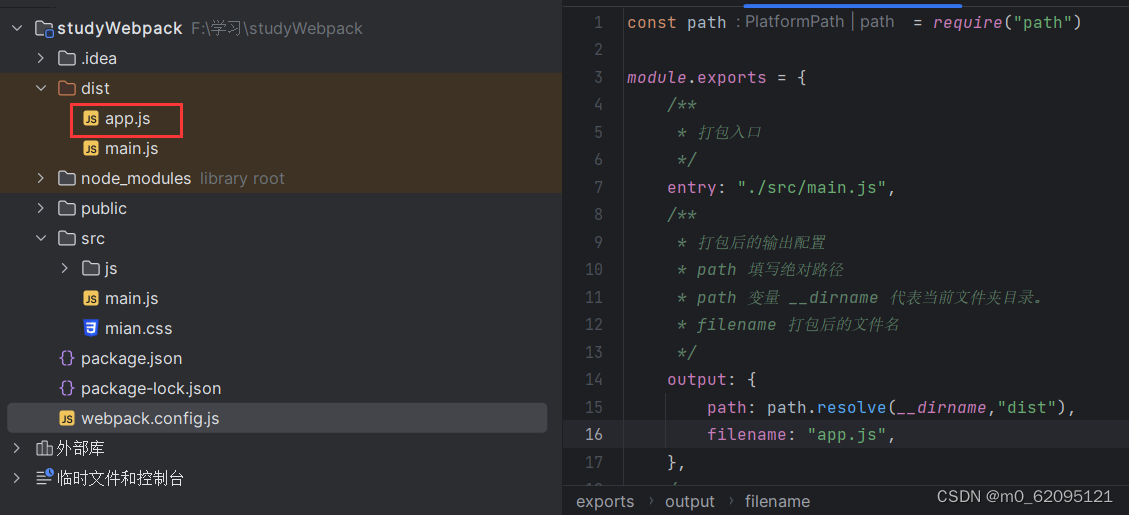 react-webpack学习笔记_webpack-cli": "^5.1.4-CSDN博客