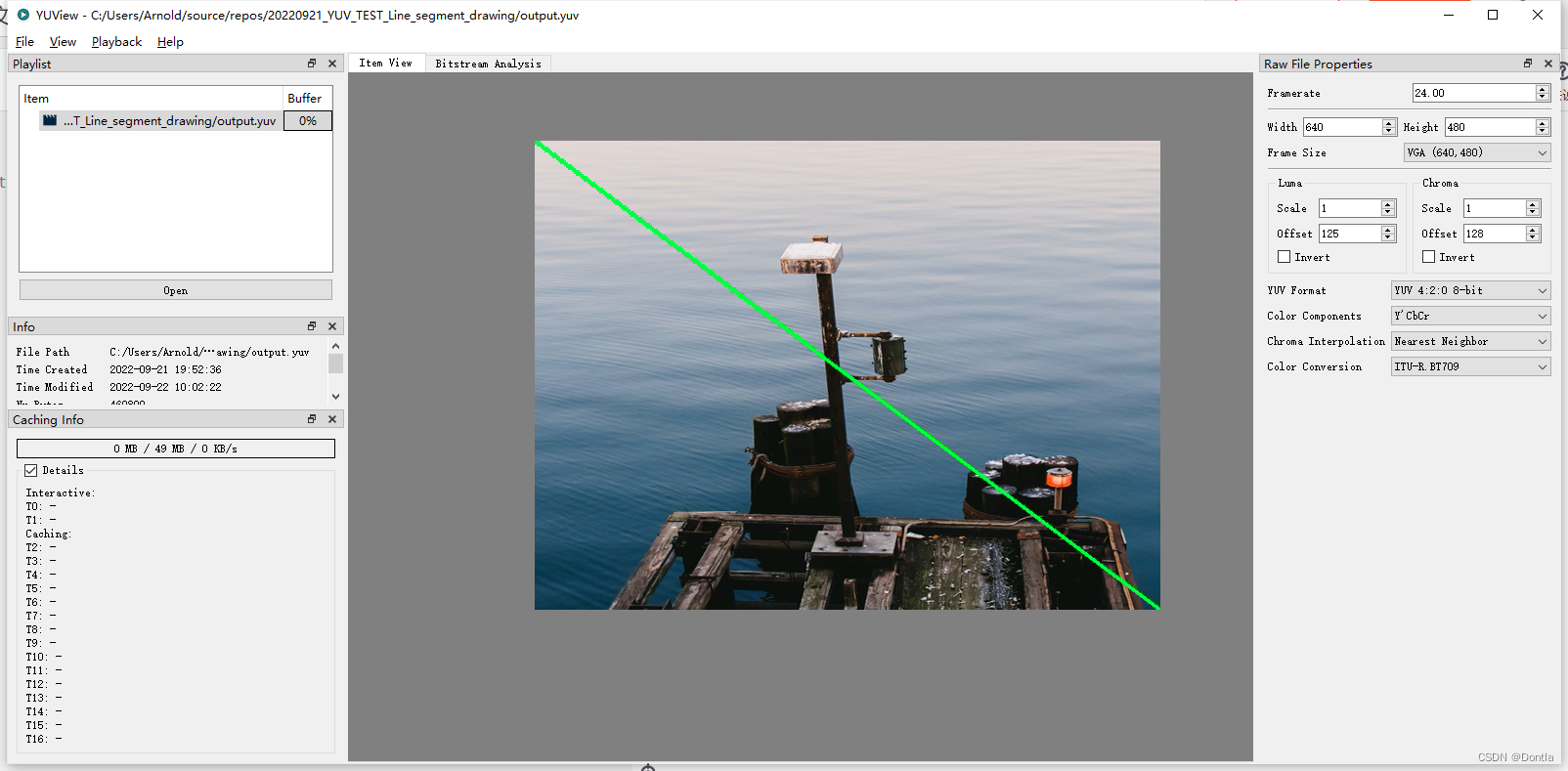 C Yuv420文件读取与显示，绘制矩形框，绘制线段（绘制直线），绘制多边形（常用yuv数据格式——yuv420p中的yu12与yuv420sp中的nv21）yuv420图像 示例 Csdn博客