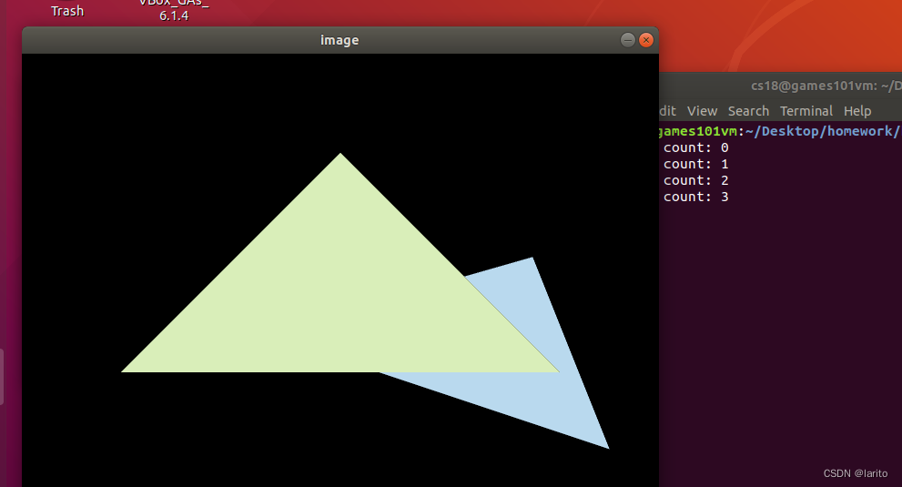 Games101Homework【2】Triangles and Z-buffering_games101 homework2-CSDN博客